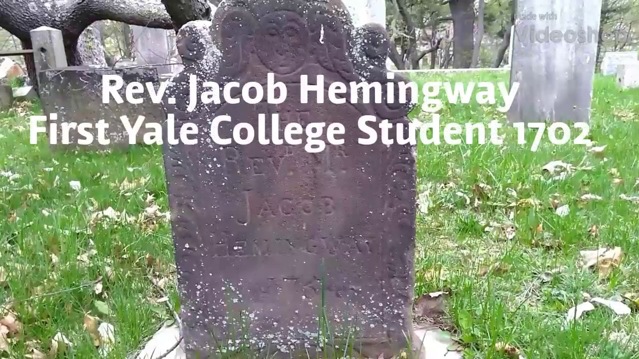 Rev. Jacob Hemingway, First Yale College Student 1702 - YouTube