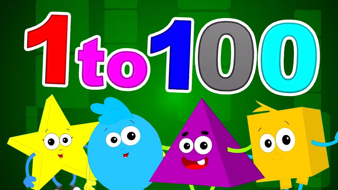 Numbers 1 to 100, Nursery Rhyme and Educational Video - YouTube