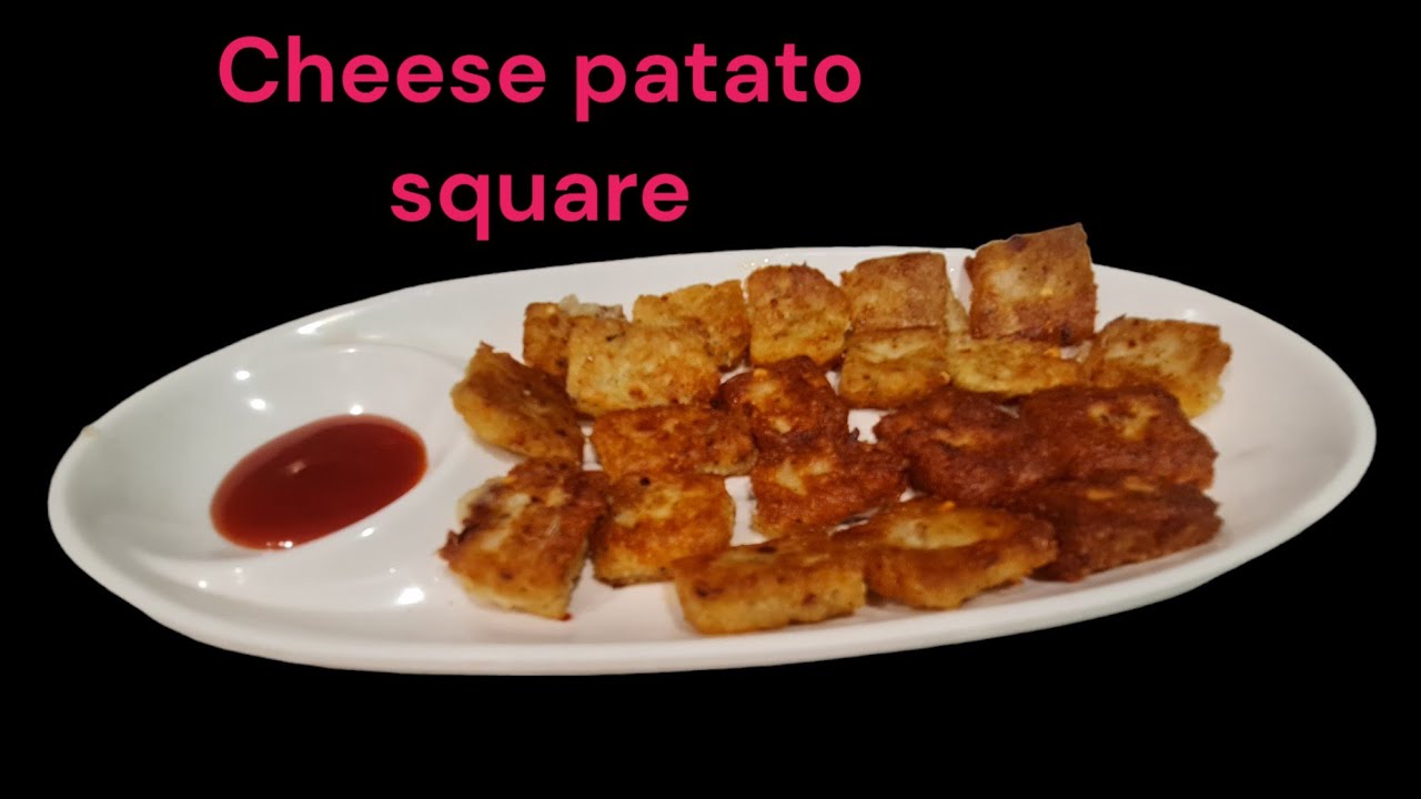 cheese patato square |patato cheese recipe |cheesy patato cook with ...