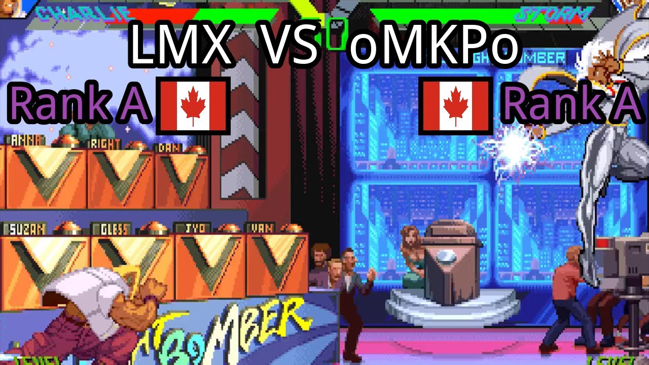 X-Men vs Street Fighter: LMX (CA, Rank A) vs oMKPo (CA, Rank A) - YouTube