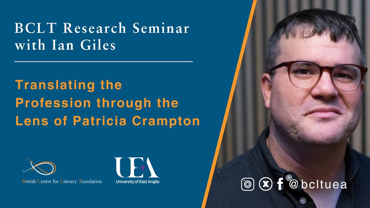 Research Seminar with Ian Giles- Translating the Profession through the ...