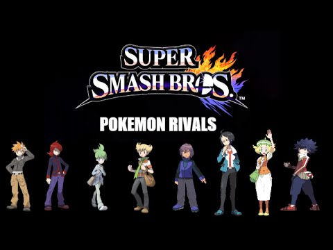 Super Smash Bros Wii U - Pokemon Rivals Mii Characters - YouTube