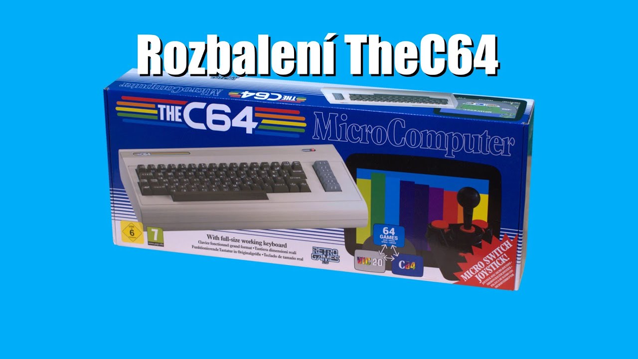 Unboxing TheC64 (Maxi) ~ Retro edice Commodore 64 (1982/2019) ~ Česky ...