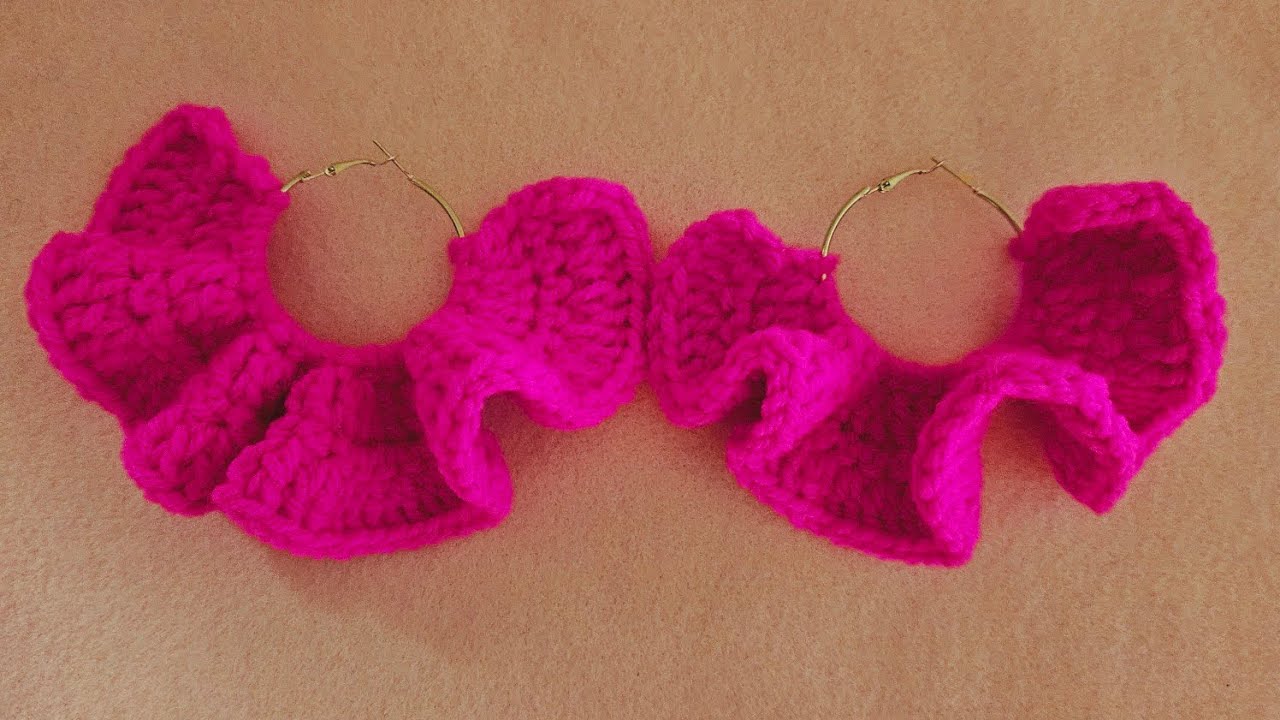 Crochet Ruffle Hoop Earrings: The Perfect Accessory for Any Occasion ...