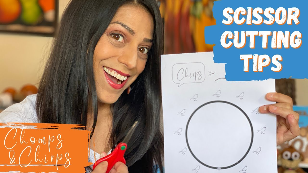 CHOMPS & CHIRPS | How to Cut with Scissors | Teach Preschoolers Scissor ...
