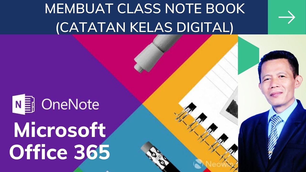 MEMBUAT CLASS NOTE BOOK DI MICROSOFT 365 (CATATAN KELAS DIGITAL) - YouTube