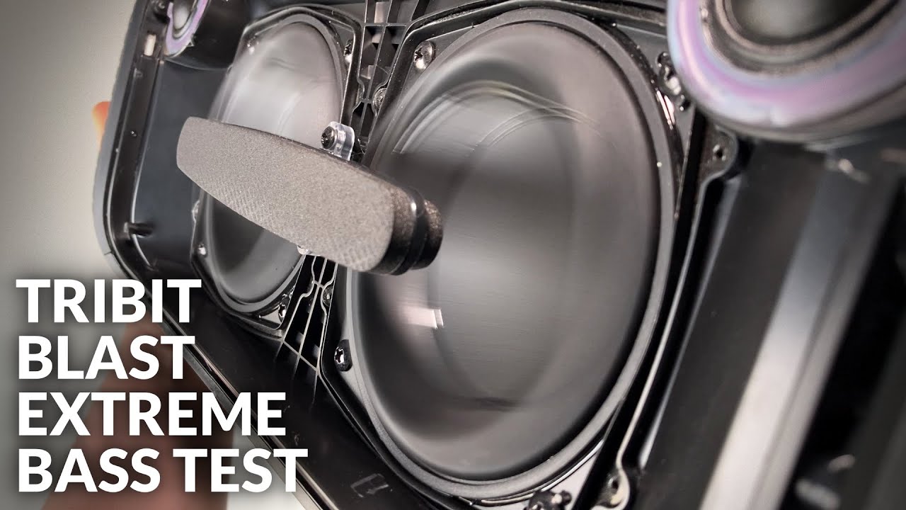 HIGH Excursion Bass Test! 🔥 TRIBIT StormBox Blast 2 BIG Woofers! - YouTube