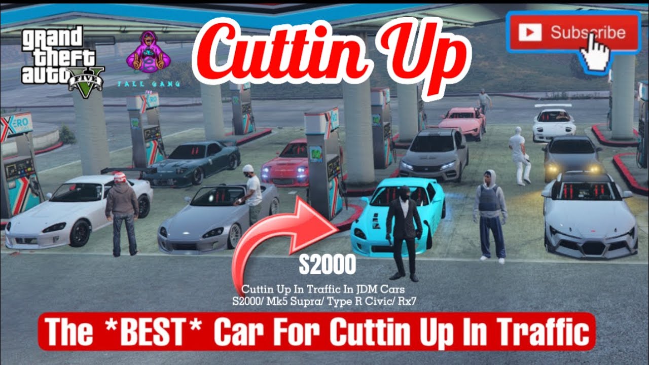 The BEST Car to Drive For Cuttin Up In Traffic *JDM* - GTA V No Hesi ...