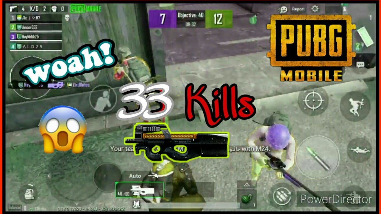 Pubg Mobile New P90 Gun Kills | Gameplay | - YouTube