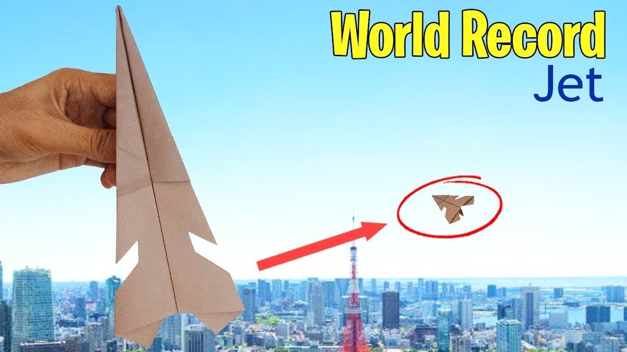 How to Make Jet Plane With Paper - How to Make a Paper Airplane That ...