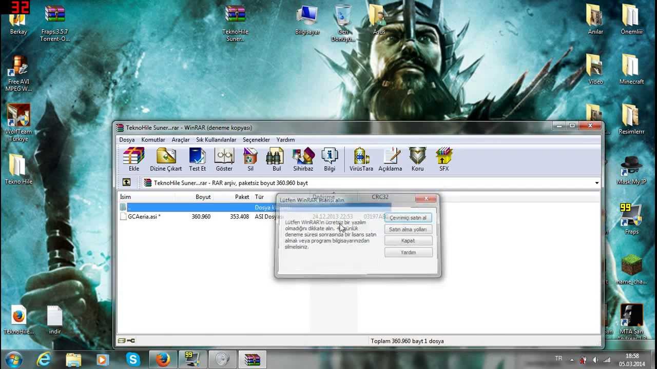 Wolfteam Wall Hack 2014 -TekNo Hile Sunar.. - YouTube