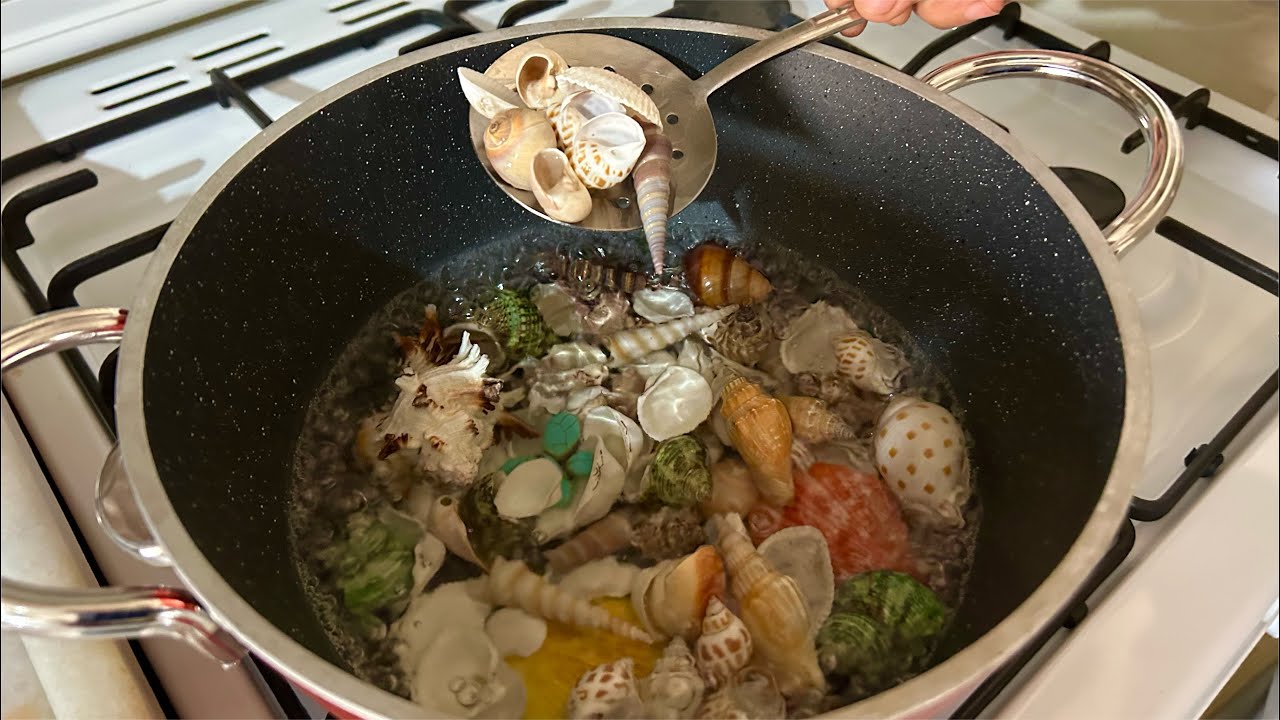 Look What I Did By Cooking Seashells On The Stove! 2 Recycling Ideas ...