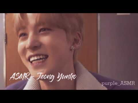 ASMR - Jeong Yunho [ATEEZ] • kissing sounds |• fire sounds |• storm sounds *no talking*