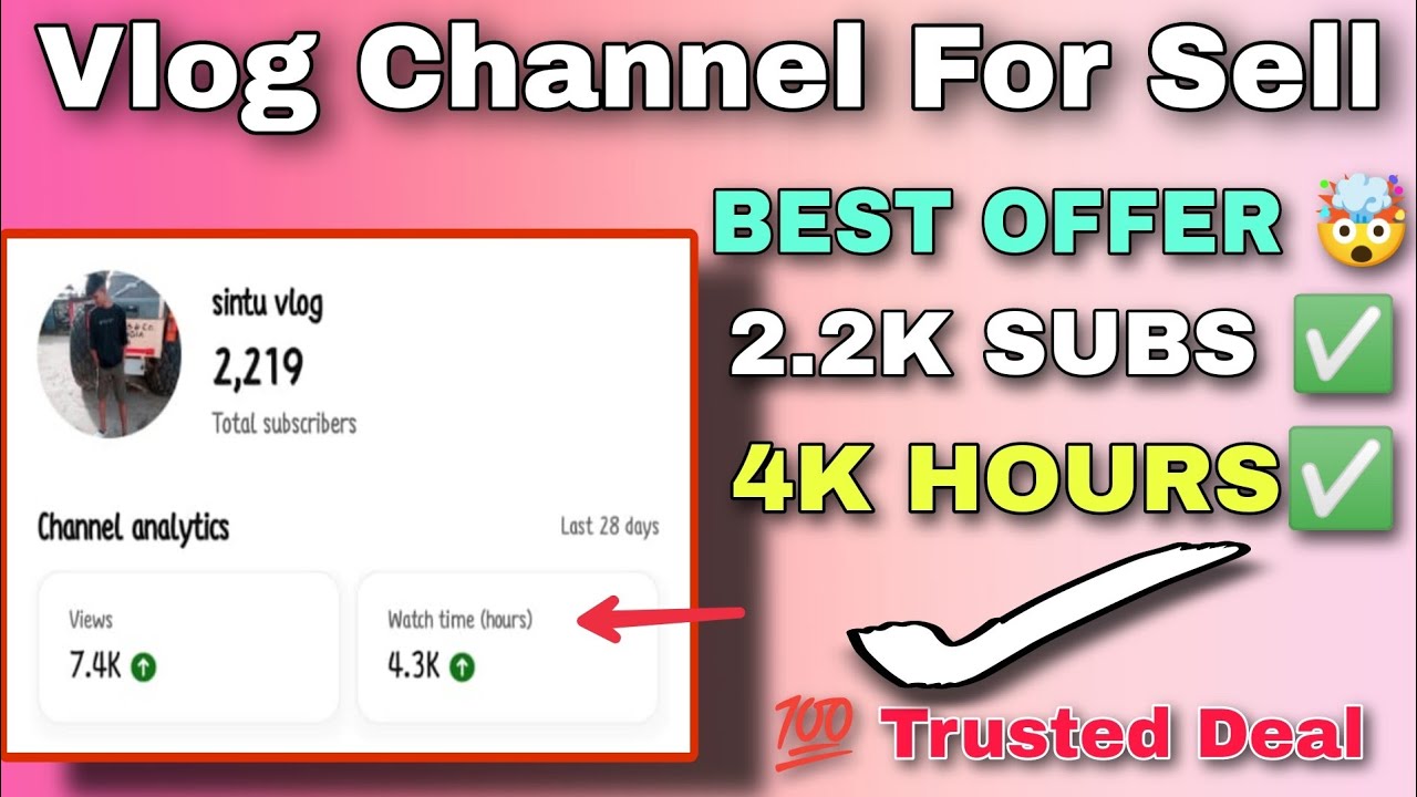 how to buy ready monetize YouTube channel | buy YouTube channel in 2023 ...
