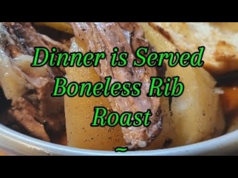 Boneless Rib Roast with Vegetables ~ Lip Smacking ~ With a Secret ...