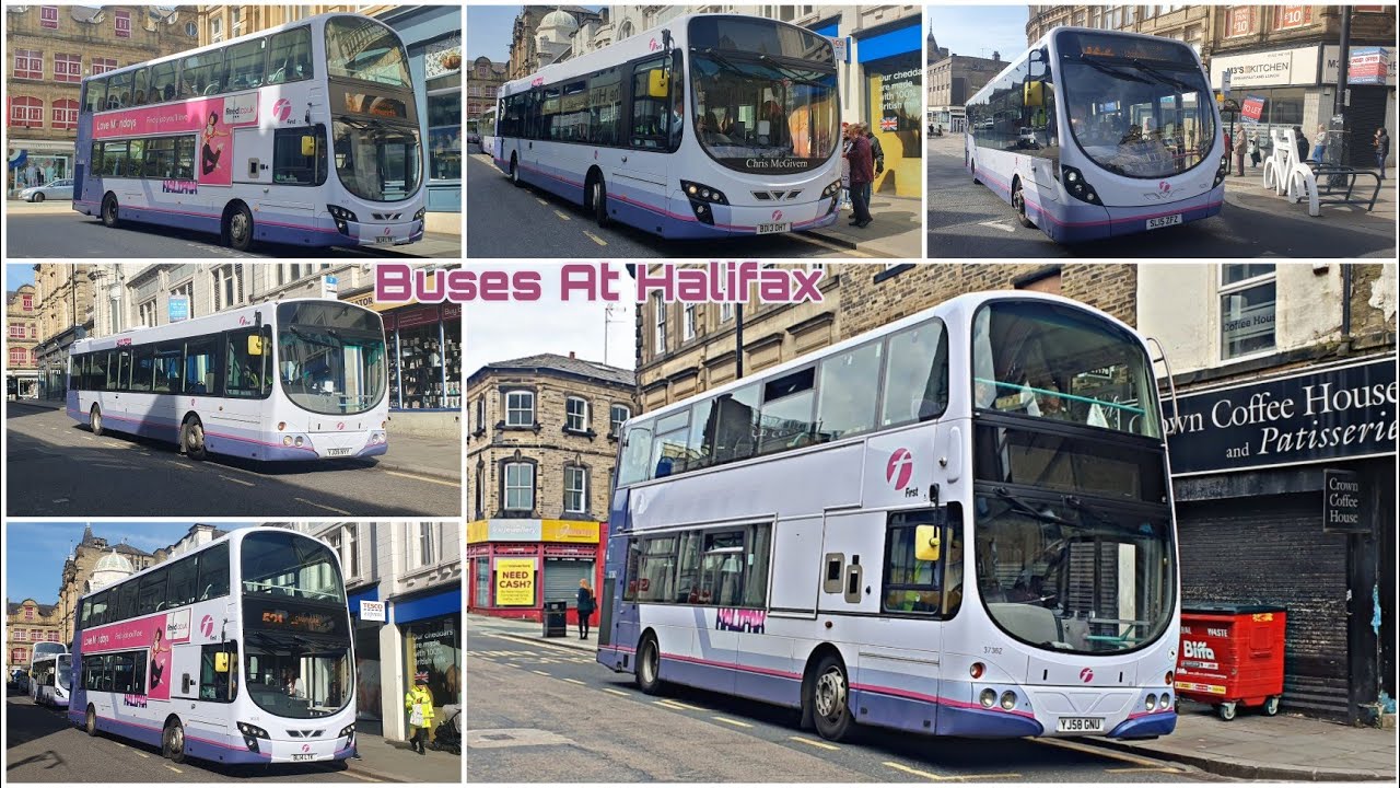 Buses At Halifax - YouTube