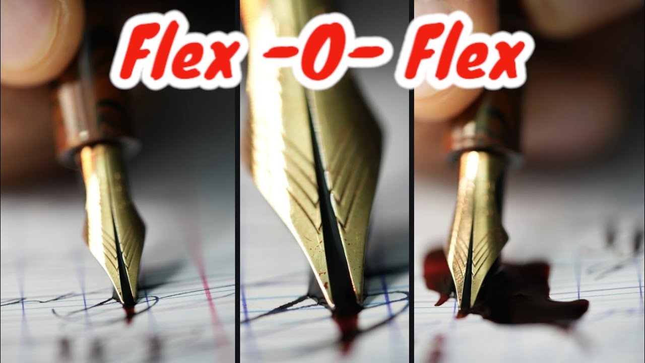 Another Modern Flex Fountain Pen Shootout! - YouTube