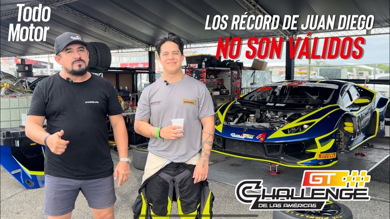 El Lambo rompió varias veces el récord de pista en República Dominicana ...