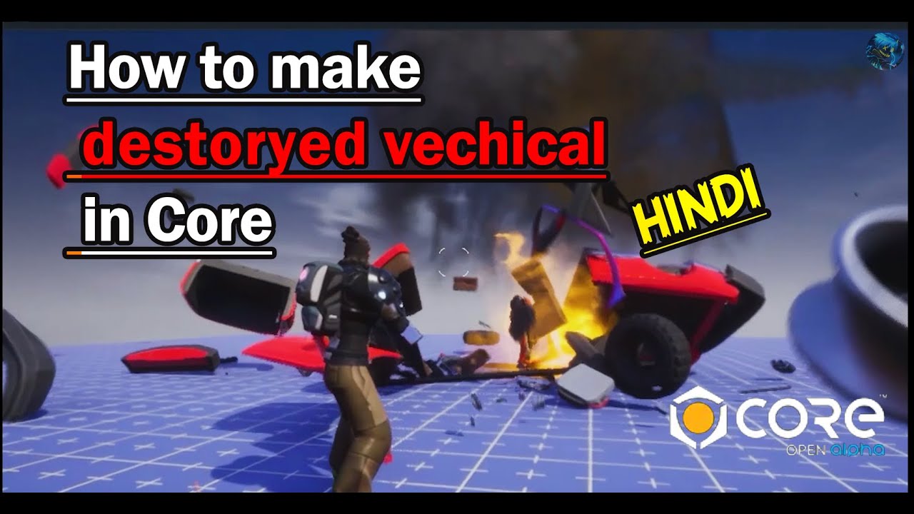 core engine | how to make destoryed car in core game engine in hindi ...
