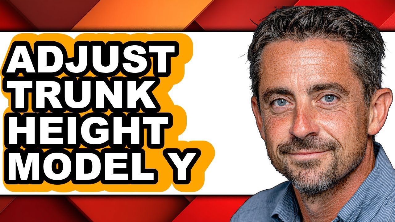 How To Adjust Trunk Height Model Y - Step By Step - YouTube