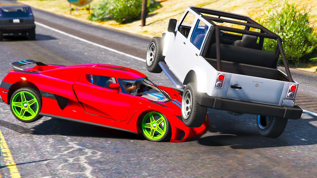 GTA 5 Realistic Crash Deformation Mod #2 - YouTube