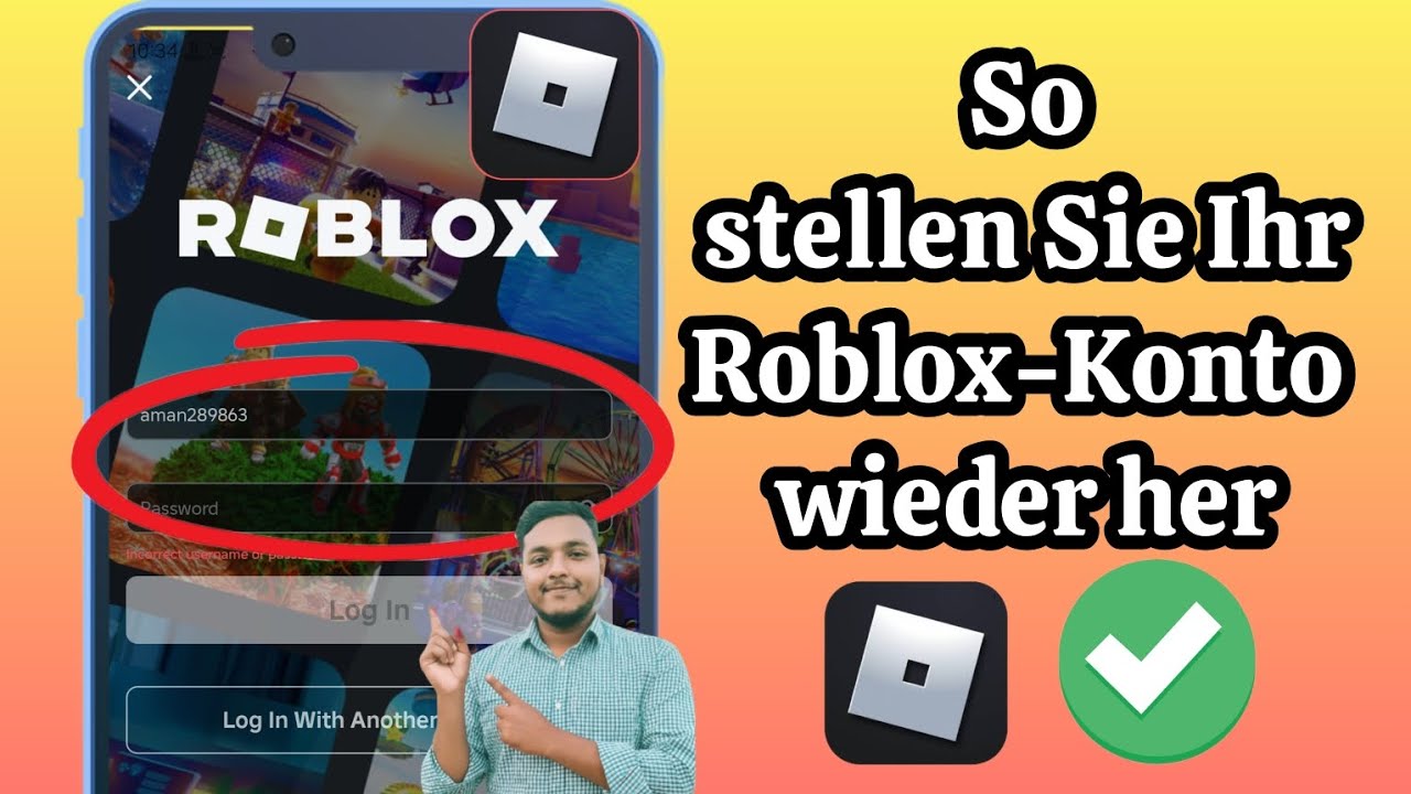 So stellen Sie ein Roblox-Konto ohne E-Mail oder Telefonnummer wieder ...