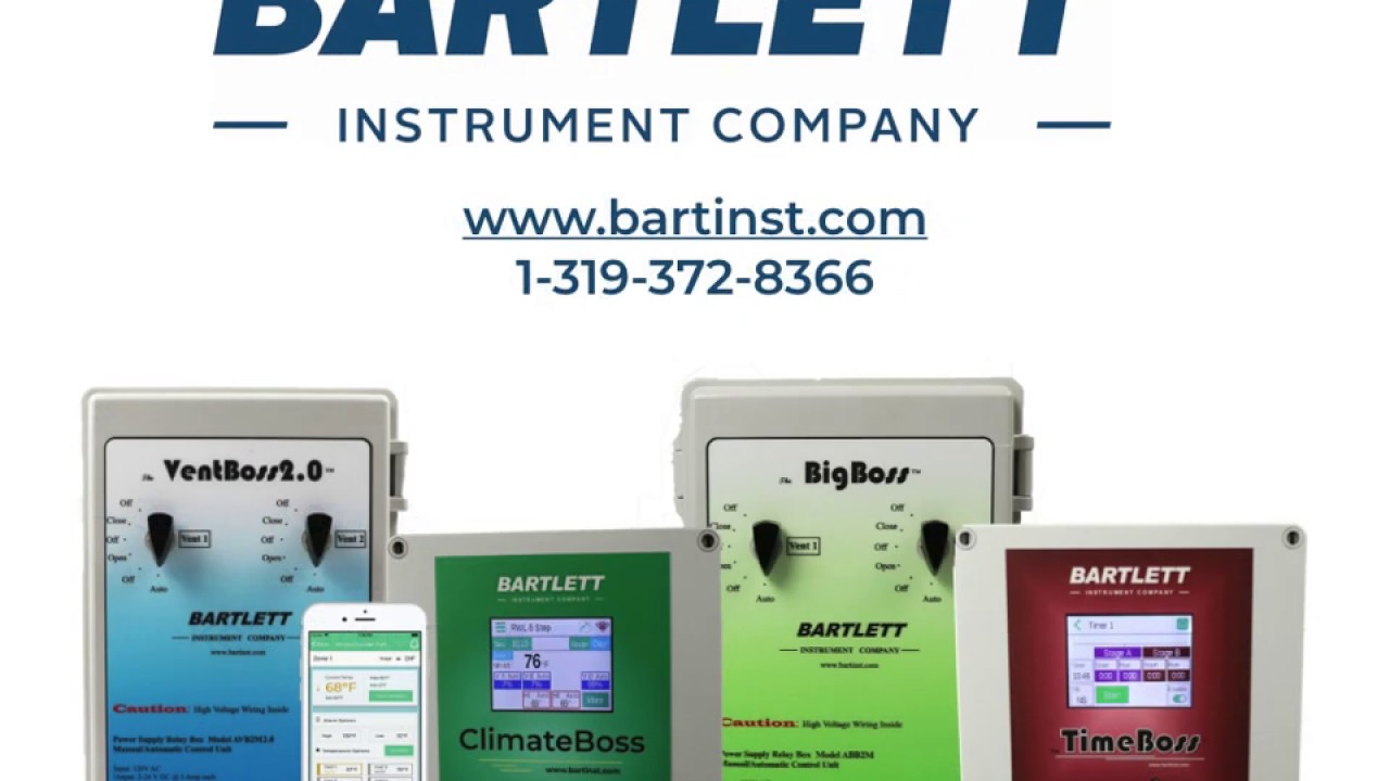 Bartlett Instrument Company | Greenhouse Controls - YouTube