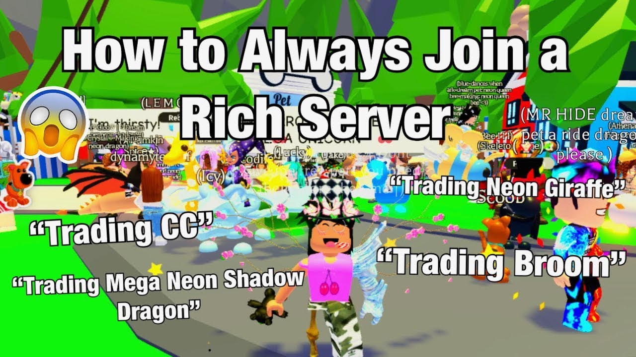 How To ALWAYS JOIN a RICH SERVER in Adopt Me! 🤑 Join Rich Servers on Adopt Me Roblox - YouTube