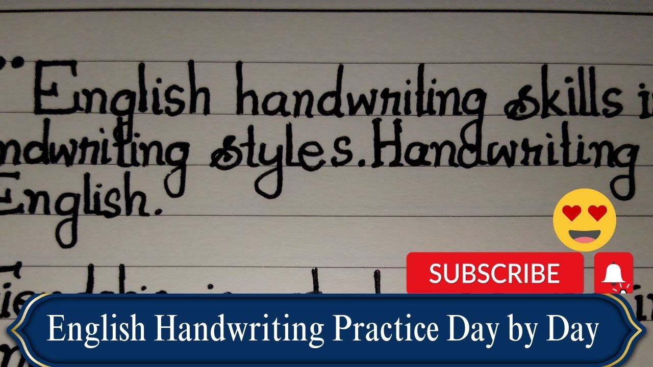 How to improve handwriting in english | Handwriting improve tips ...