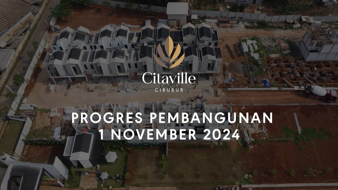 Progress Pembangunan Citaville Cibubur - November 2024 - YouTube