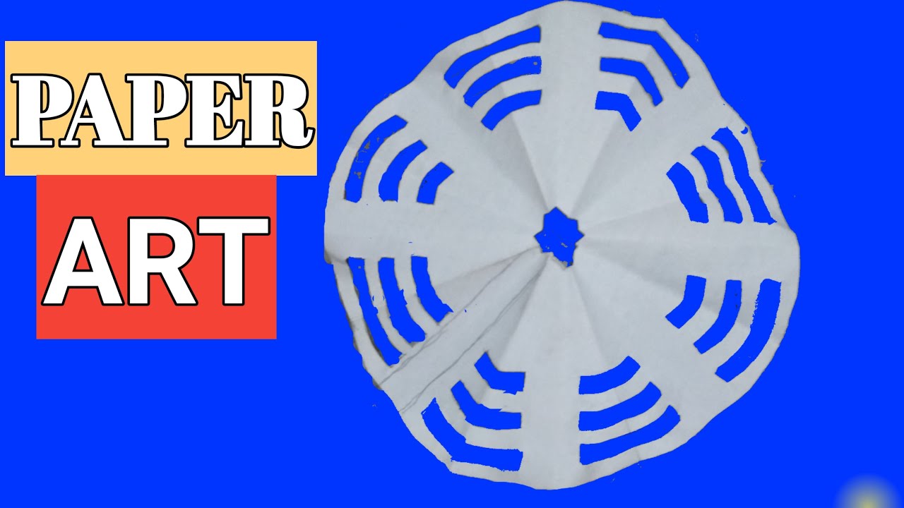 Paper craft circle - YouTube