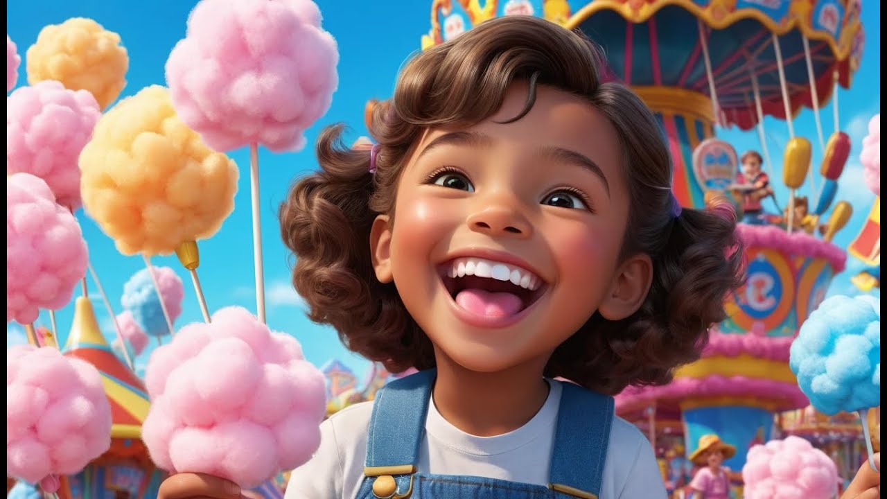 Cotton Candy, Sweet and Light Delight | Fun Candy Song for Kids | Sweet ...