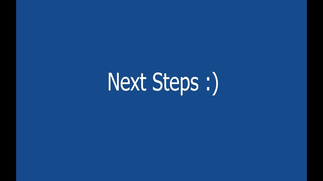 30- Next Steps | ASP.NET MVC Project - YouTube