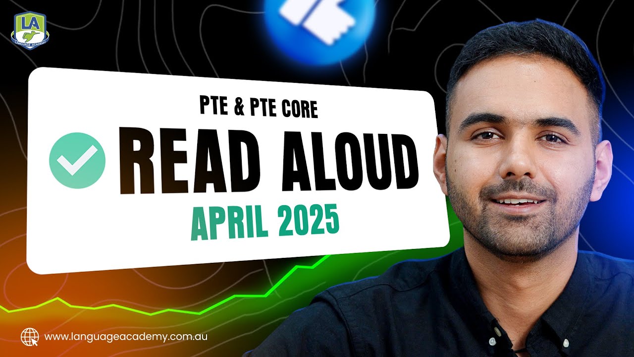 PTE Read Aloud | PTE Core | Real Exam Questions April 2025 | Language ...