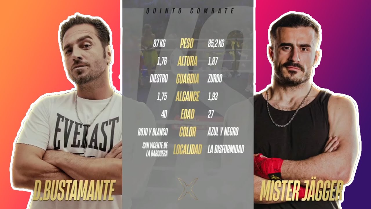Mister Jagger vs David Bustamante La velada del año 2 - Pelea 5 y final ...