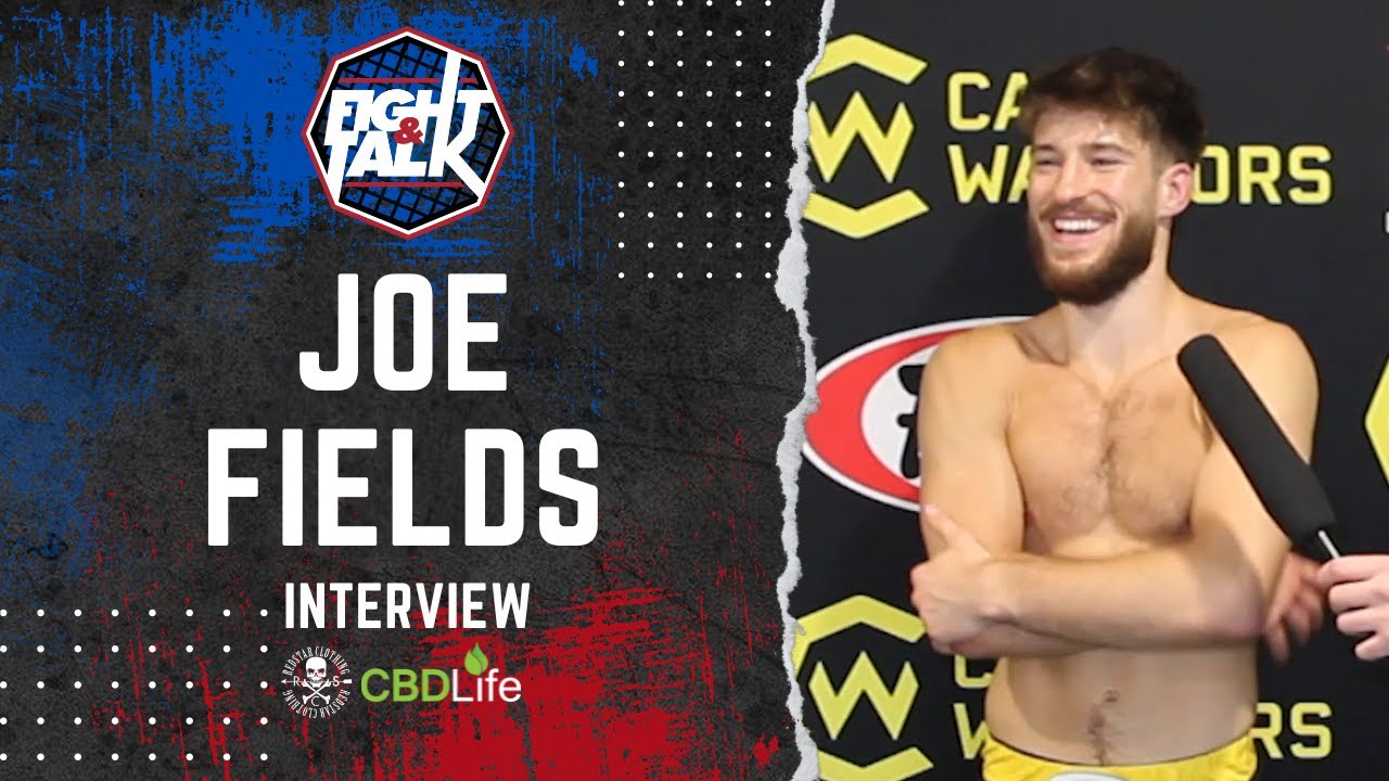 'I WAS IN A DREAM!" JOE FIELDS ON FIRST ROUND SUBMISSION WIN AT CAGE ...