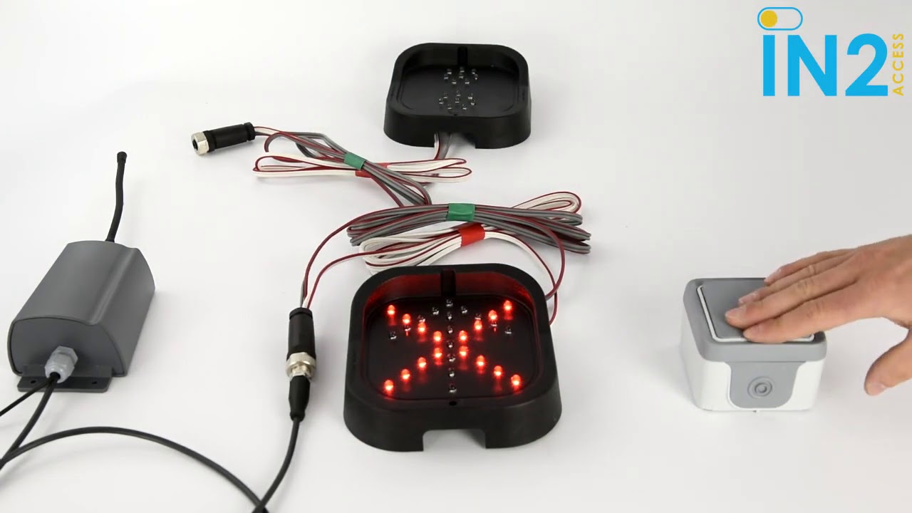 IN2 Access New LED Traffic Light Options (with manual switching) - YouTube