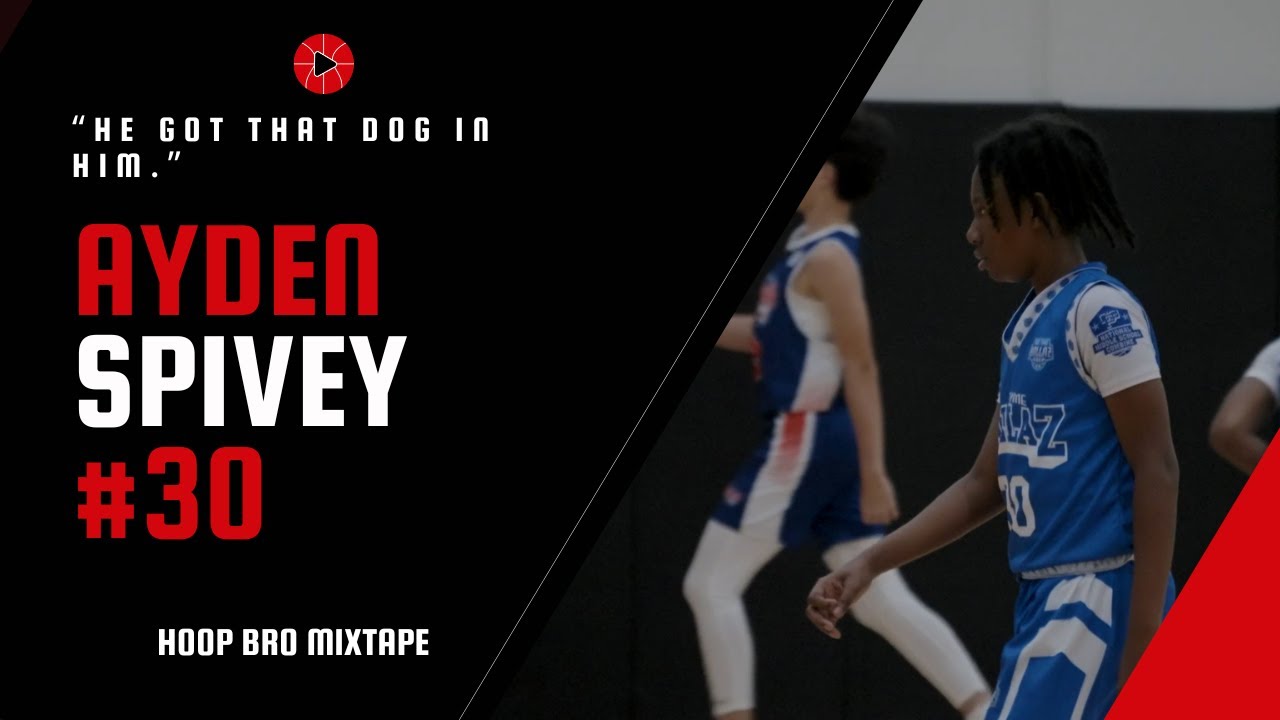 Ayden Spivey #30 "He got that DOG in him!" - YouTube