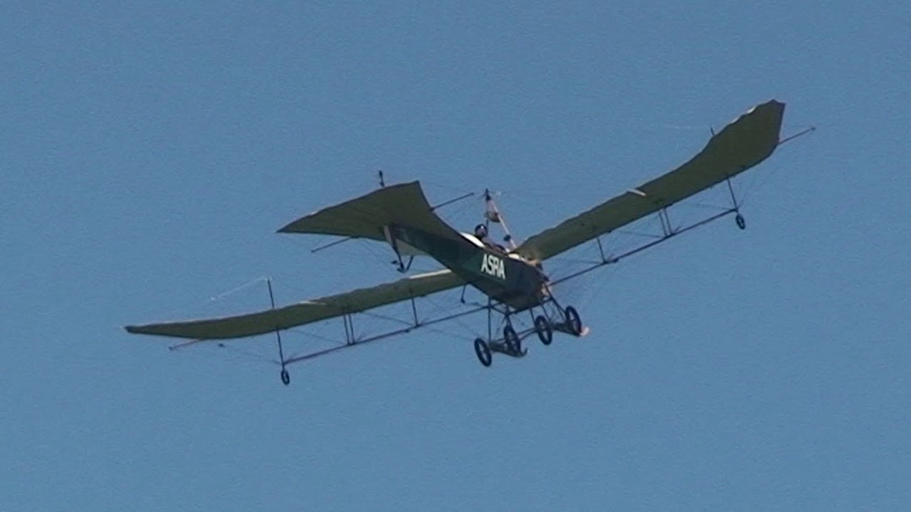 1912 Taube-F first flight - YouTube