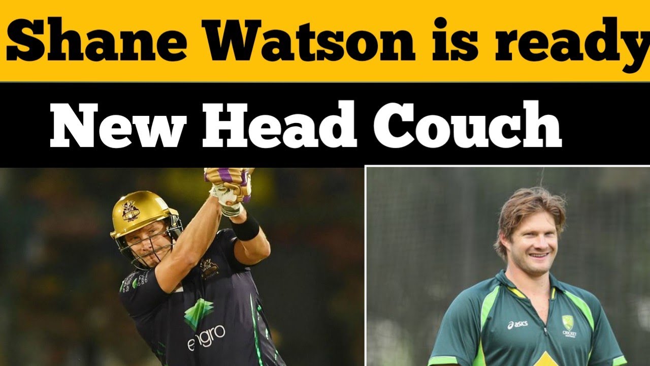 Shane Watson to become new Head Couch of Pakistan | Shane Watson ...