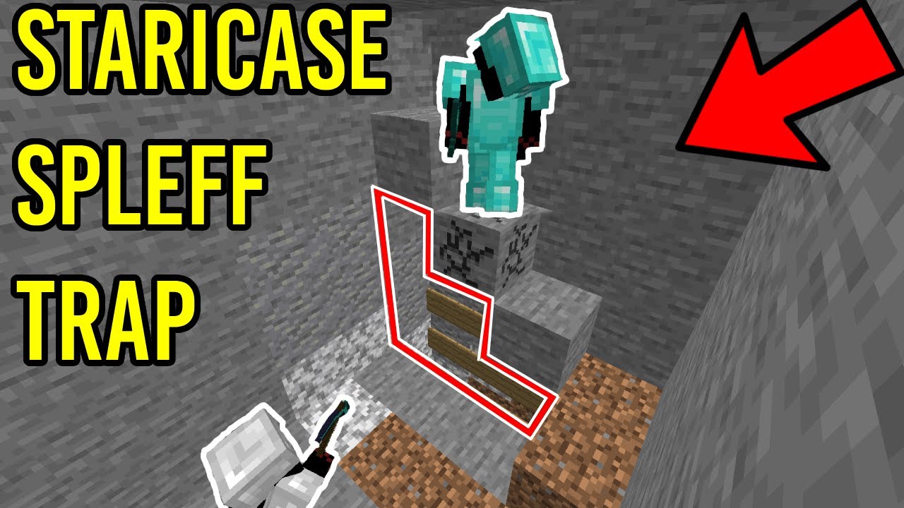 STAIRCASE SPLEEF TRAP INCROYABLE !!! - YouTube