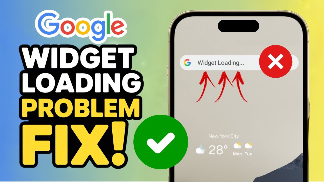 Fix Google Widget Loading Problem (2025) | Google Search & Home Screen Widget Not Working ...