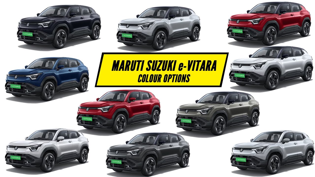 2025 Maruti Suzuki e-Vitara - All Color Options - Images | AUTOBICS ...