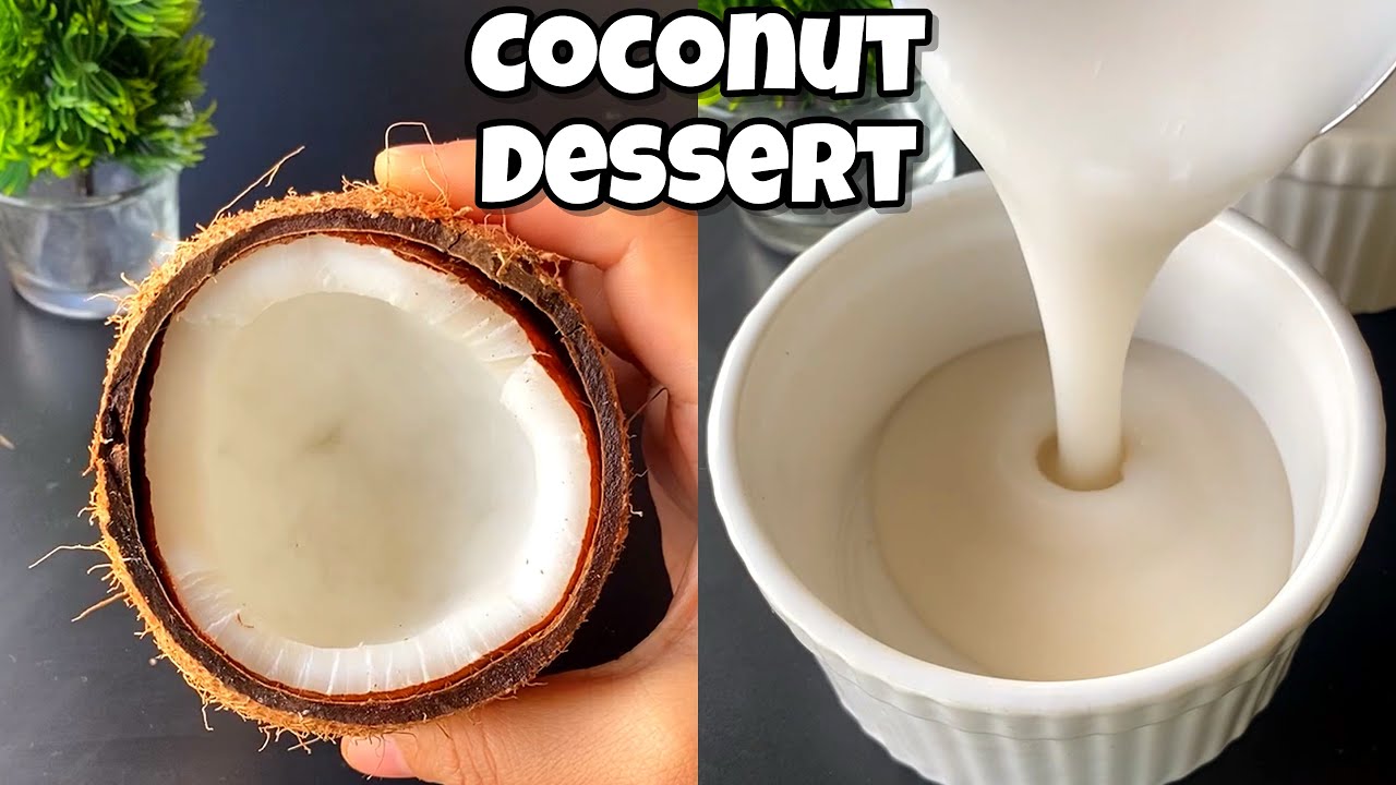 3 Ingredients Easy Coconut Pudding pudding | Delicious Pudding Recipe ...