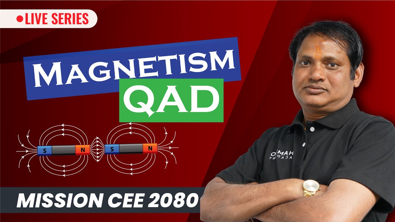 CEE & Engineering Entrance Prep - Day 1 | Magnetism | Physics | Subodh ...