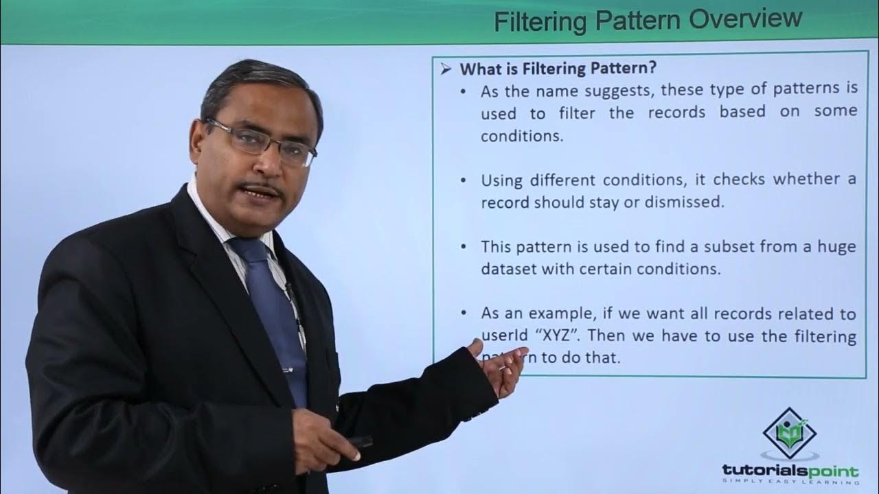 MapReduce and Design Patterns - Filtering Pattern Overview - YouTube