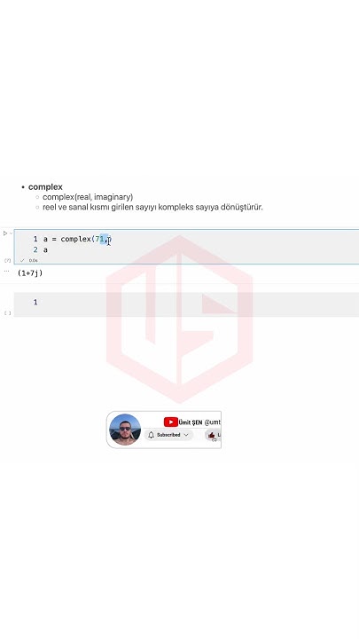 Complex Python Yerleşik Gömülü Built In Fonksiyonlar Python Shorts Programming