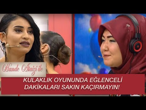 Hande Ataizi ile Yarışalım | KULAKLIK OYUNUNDA EĞLENCELİ DAKİKALARI SAKIN KAÇIRMAYIN!