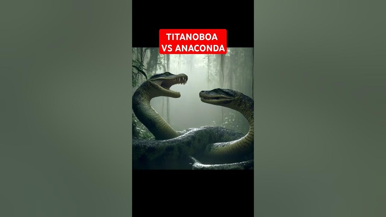 Titanoboa VS Anaconda Siapa yang Lebih Unggul #titanoboa #anaconda ...