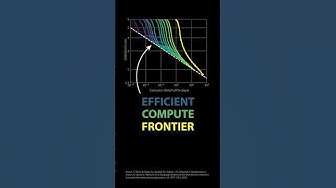 The efficient compute frontier.